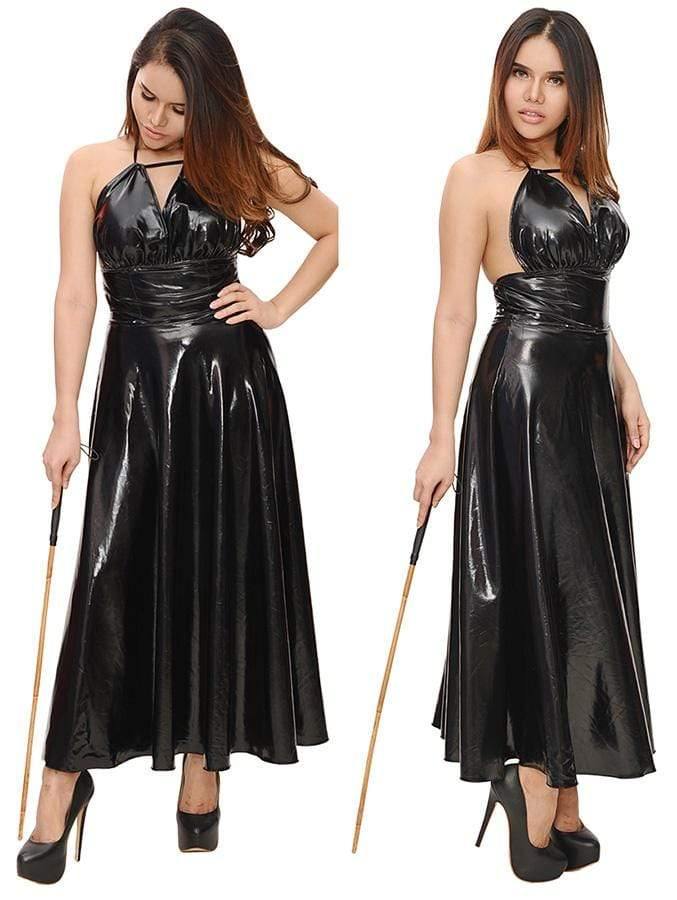 Halter Neck PVC Dress | Dresses – Quirky Closet